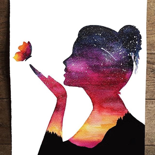 彷彿把流動的星空都裝進瓶中了！縮時攝影般美麗的水彩藝術 | danielle_foye、縮時攝影、水彩、玻璃瓶、藝術 | 生活發現 | 妞新聞 ...