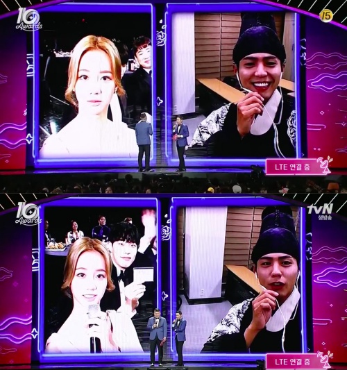 看你們同框我們都要哭了啦！tvN十週年頒獎典禮7個閃到爆的粉紅 | tvN、tvN10、tvN十週年、頒獎典禮、放閃 | 影劇星聞 | 妞新聞 niusnews