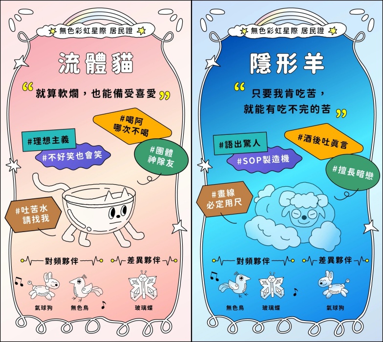 IG瘋傳「無色人設」心理測驗！7題秒測專屬星際居民證，是流體貓、隱形羊？ | 心理測驗、無色人設、IG、IG瘋傳、IG瘋傳心理測驗 | 生活發現 | 妞新聞 niusnews