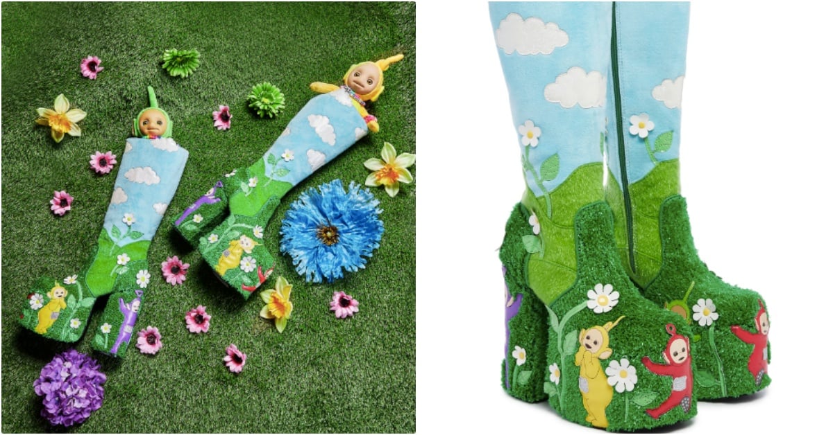 23款《天線寶寶》聯名「丁丁大頭包＋小波毛毛帽T」開賣！神奇島搬上6CM高跟鞋 | 天線寶寶、天線寶寶聯名、天線寶寶聯名上衣、天線寶寶聯名包、天線寶寶聯名鞋 | 美人計 | 妞新聞 niusnews