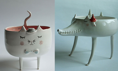 把餐桌當舞台？童話故事風動物陶器淘氣登場 | 陶器、餐具、童話、Marta Turowska、Clay Opera | 生活發現 | 妞新聞 ...